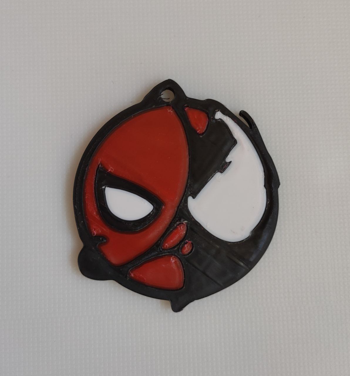3D file Spiderman and Venom keychain. Kay Chain Spiderman and Venom ...