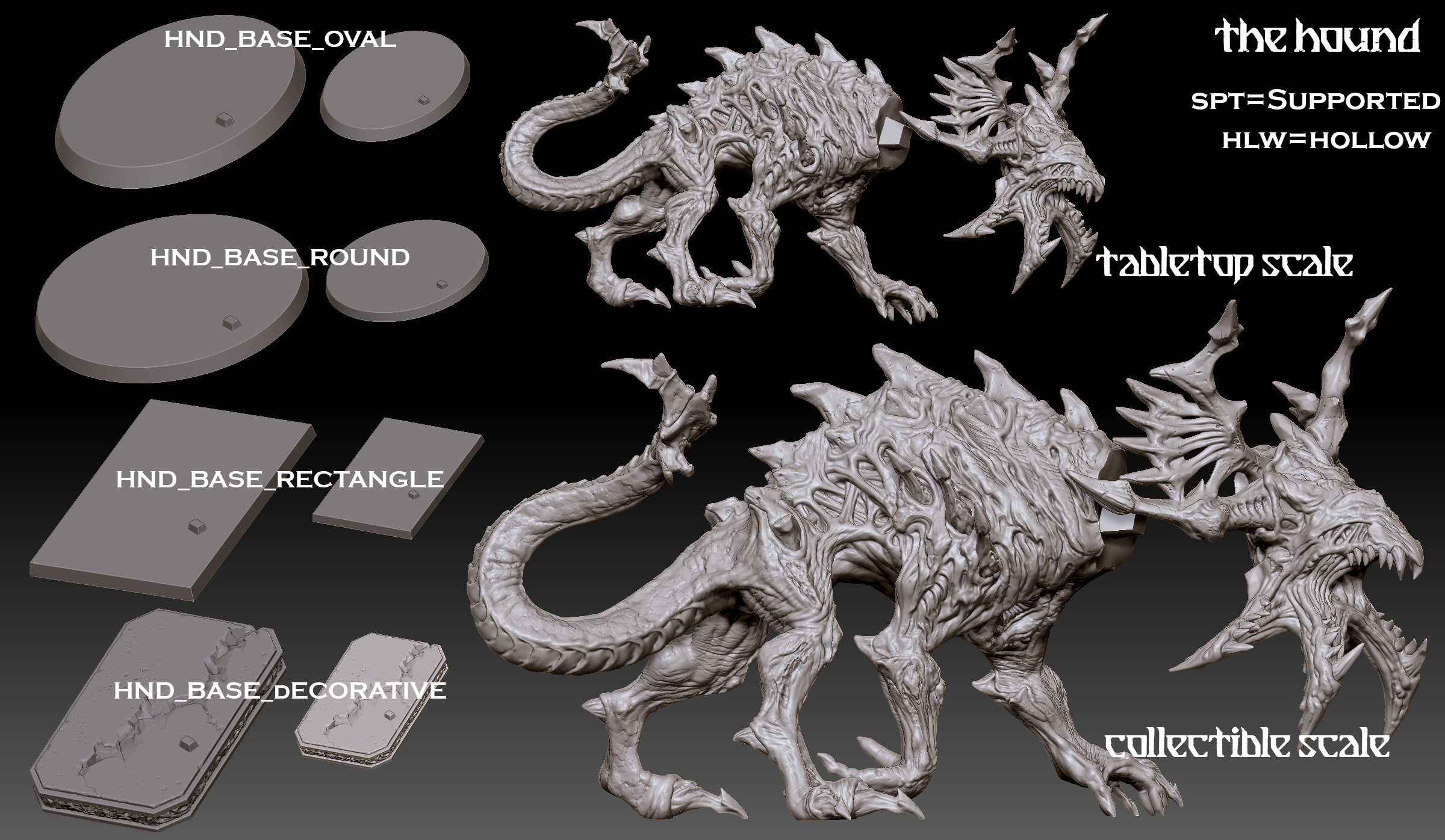 3D file Hound of Tindalos・3D printer design to download・Cults