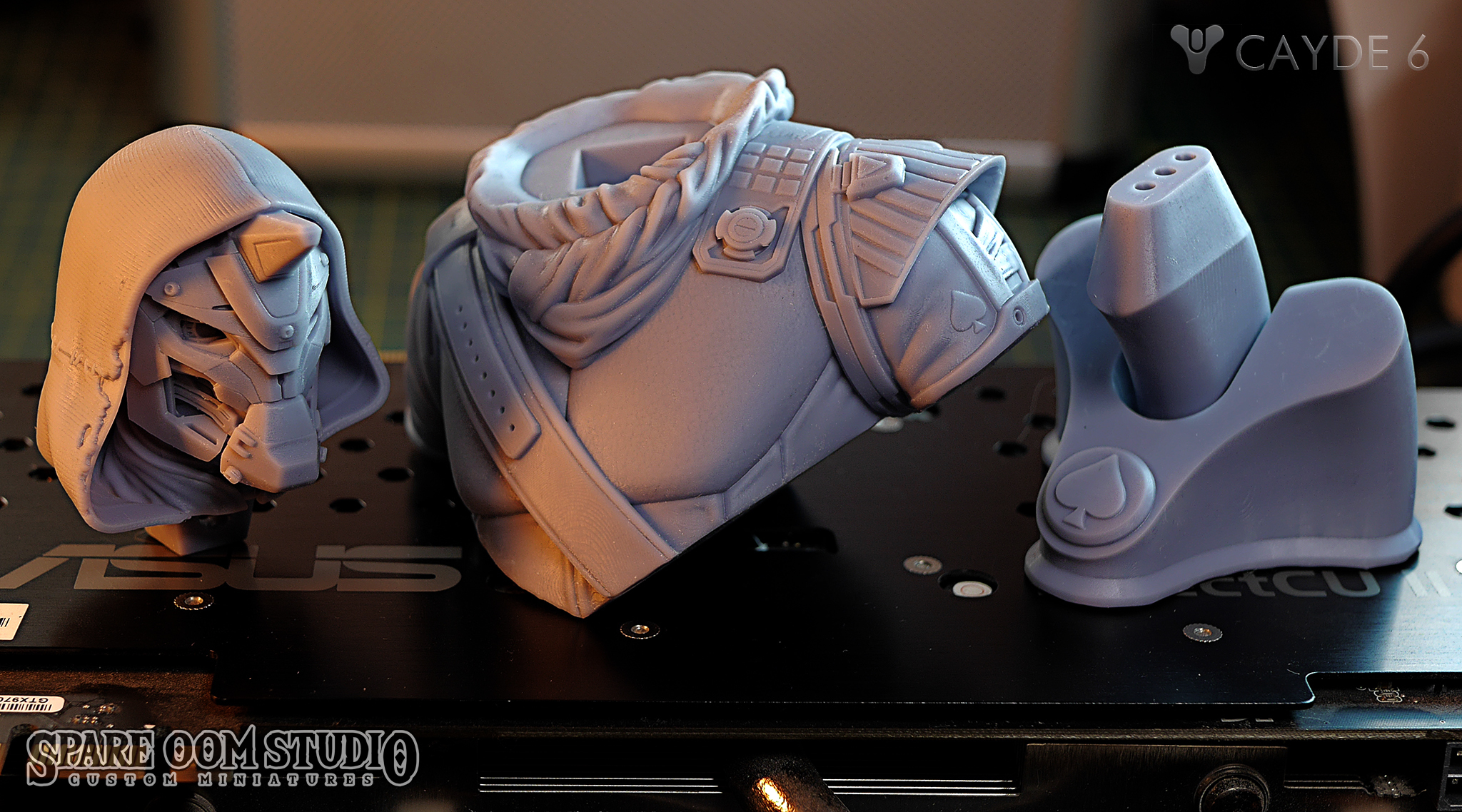 3D file Cayde 6 Bust (Pre-supported) 👤・3D printing idea to download・Cults