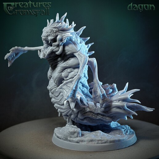 Télécharger fichier STL Dagon • Plan pour imprimante 3D ・ Cults