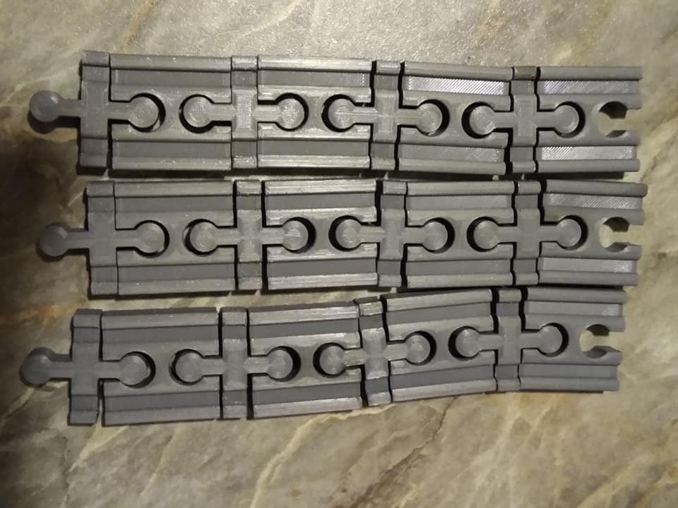 STL file WOOD TRAIN TRACK - connector・Model to download and 3D print・Cults