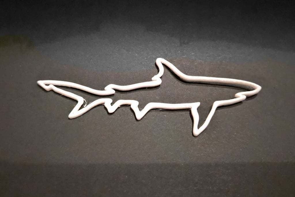 Free STL file Shark outline・3D printable model to download・Cults