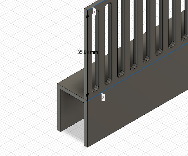 STL file Aquarium Overflow weir Comb 20cm・3D print object to download・Cults