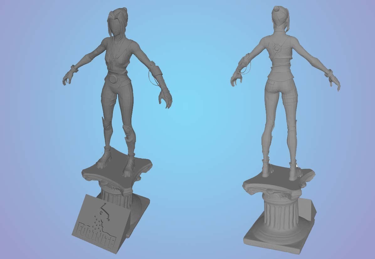Free STL file FOCUS with COLONNE FROM FORTNITE・3D printing idea to ...