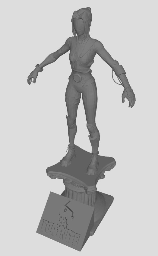 Free STL file FOCUS with COLONNE FROM FORTNITE・3D printing idea to ...