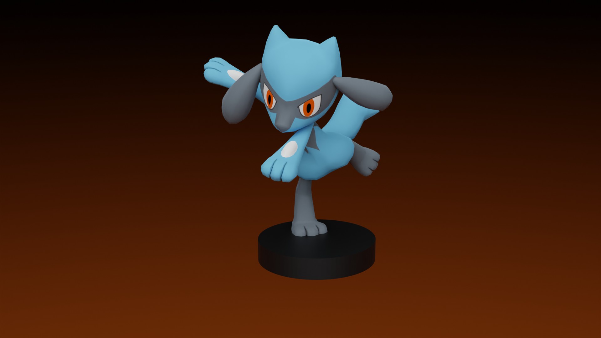 Archivo STL POKEMON RIOLU・Objeto de impresión 3D para descargar・Cults