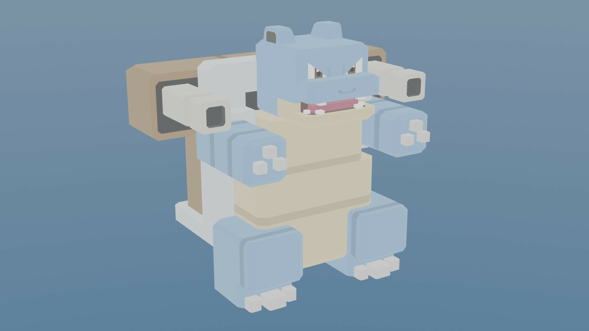 Archivo STL gratis POKEMON QUEST Blastoise・Diseño imprimible en 3D para ...