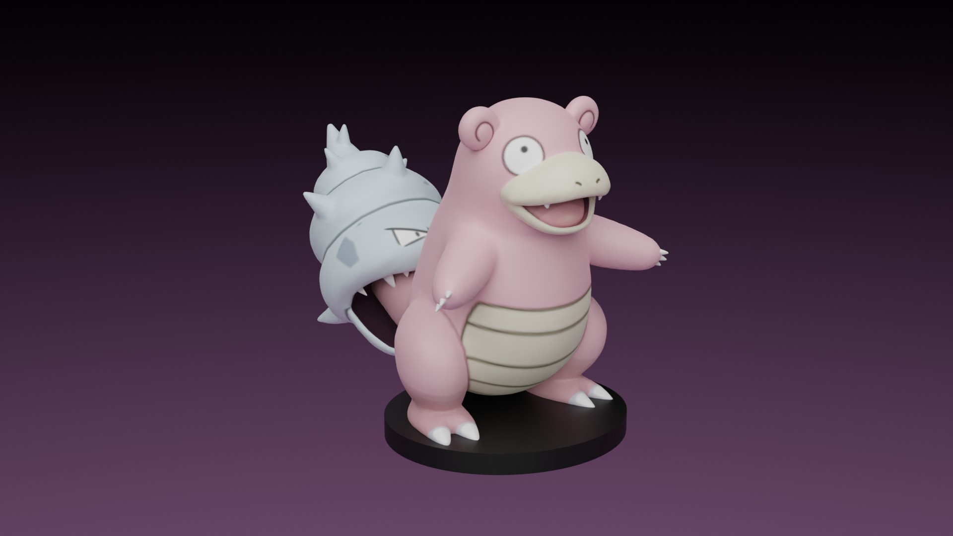STL file POKEMON SLOWBRO 🐉・Design to download and 3D print・Cults