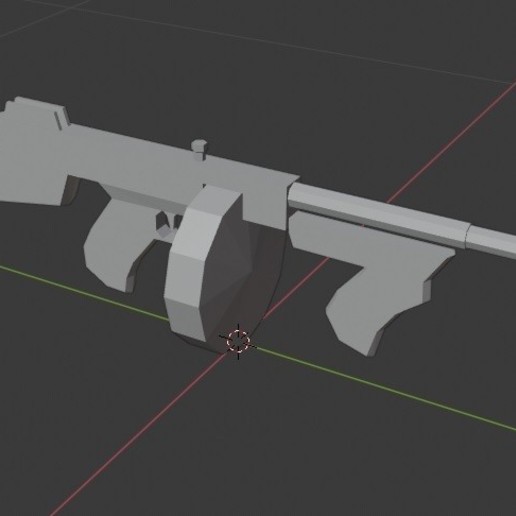 Download STL file TOMMY GUN • 3D printing template ・ Cults