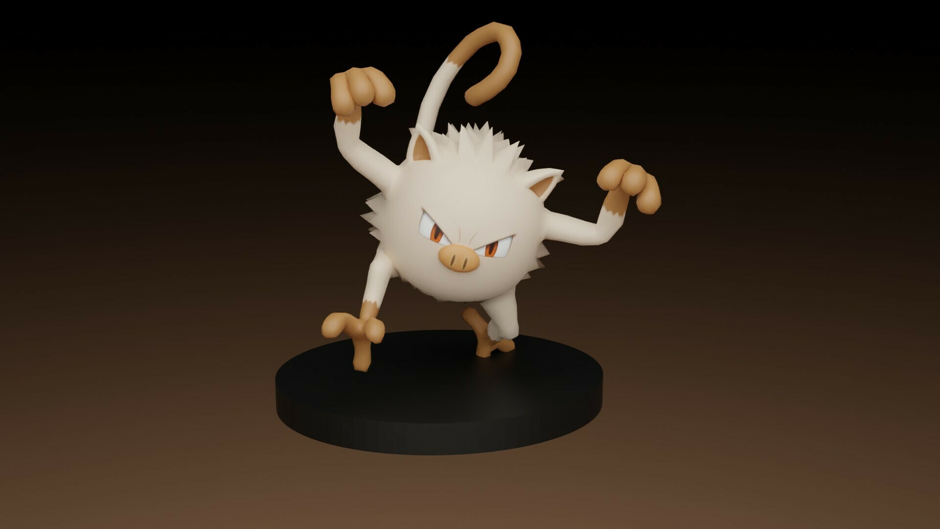 Archivo STL POKEMON MANKEY・Plan imprimible en 3D para descargar・Cults