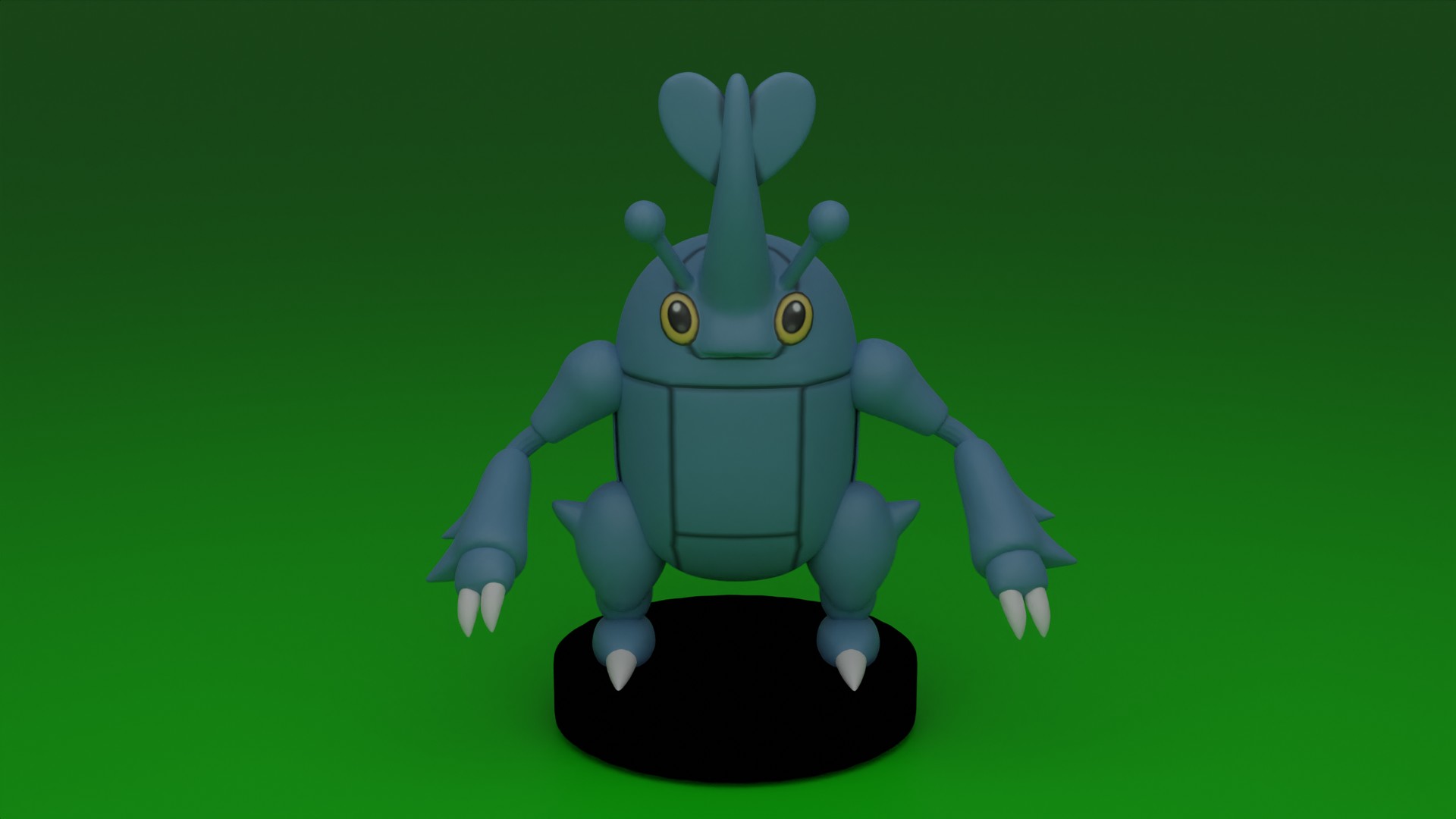 Archivo STL pokemon heracross・Plan para descargar y imprimir en 3D・Cults
