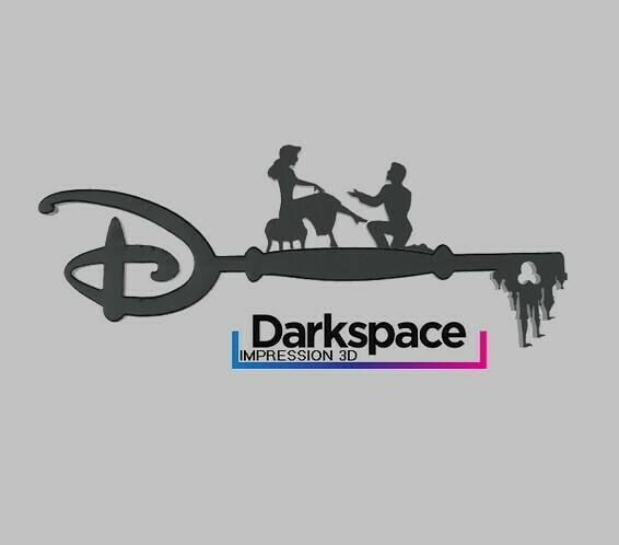 STL file Disney Cinderella Key・Model to download and 3D print・Cults