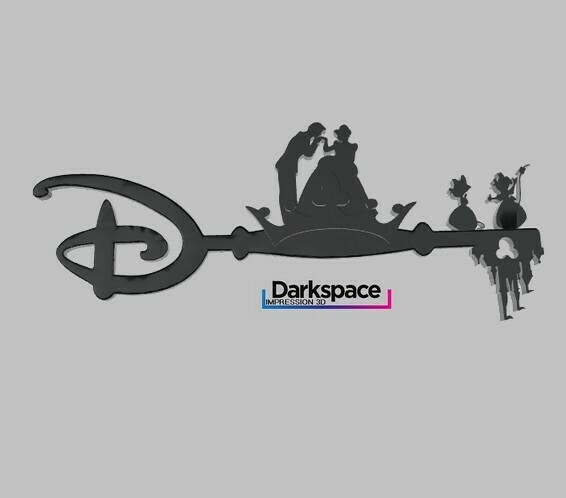STL file Disney Cinderella Key・Model to download and 3D print・Cults