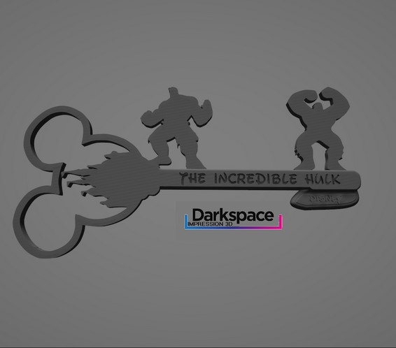 STL file Key Disney The Incredible Hulk・3D print object to download・Cults