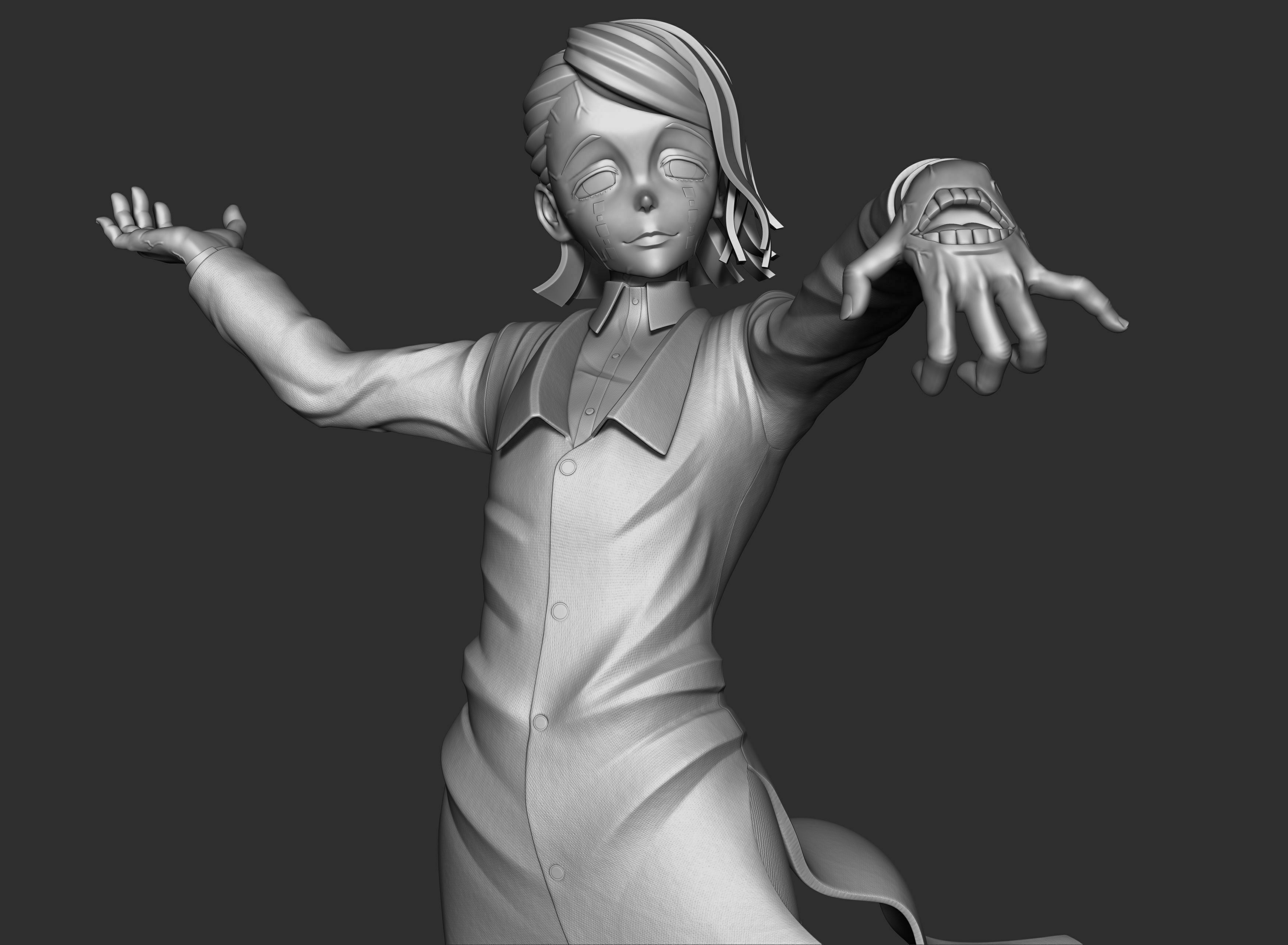 Archivo STL Enmu - Cazador de demonios・Idea de impresión 3D para ...