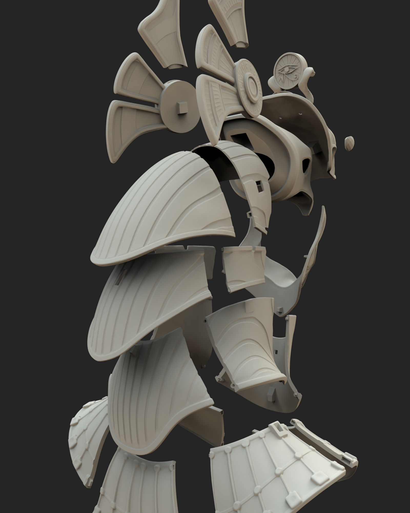 STL file Horus helmet v2・3D print model to download・Cults