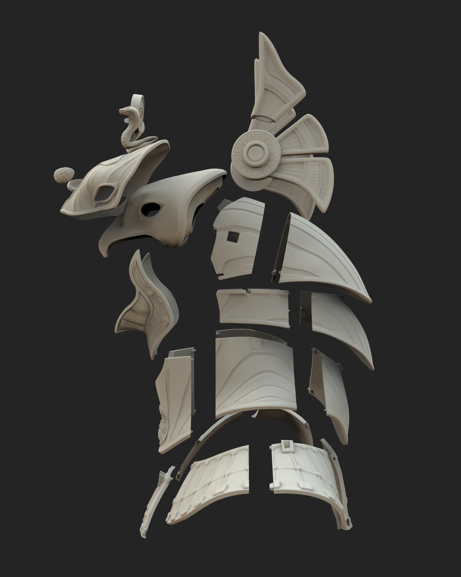 STL file Horus helmet v2・3D print model to download・Cults