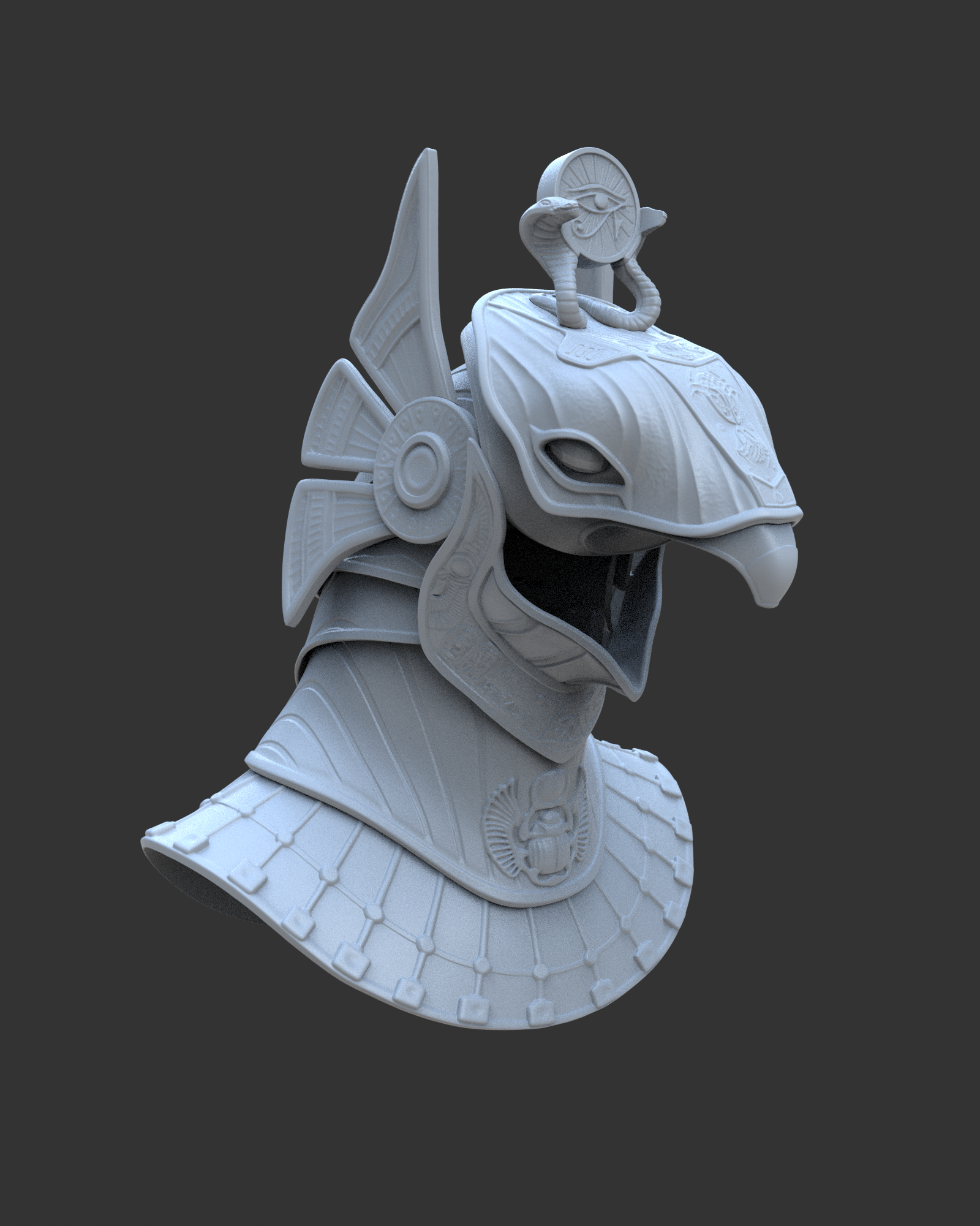 STL file Horus helmet v2・3D print model to download・Cults