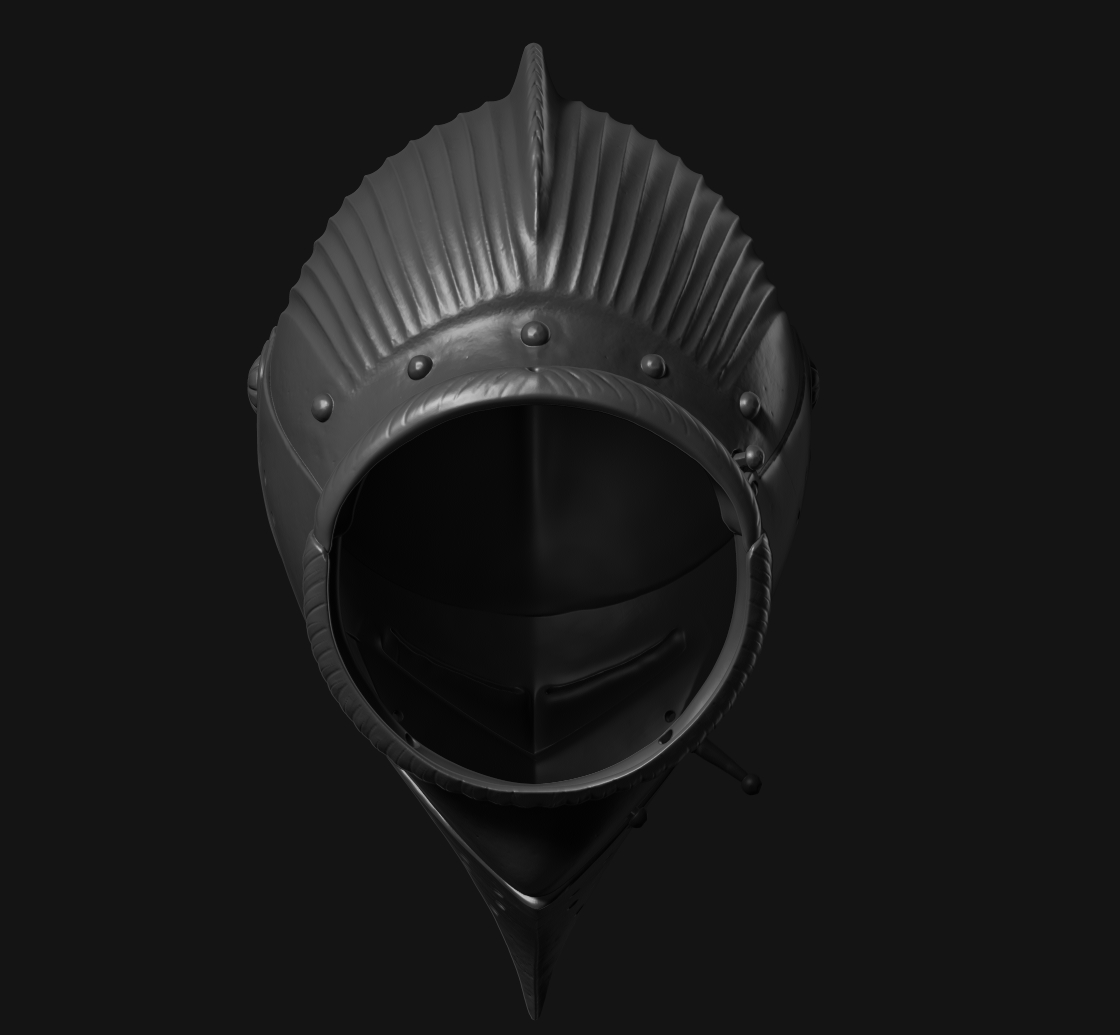 STL file Medieval Helmet V -・Design to download and 3D print・Cults