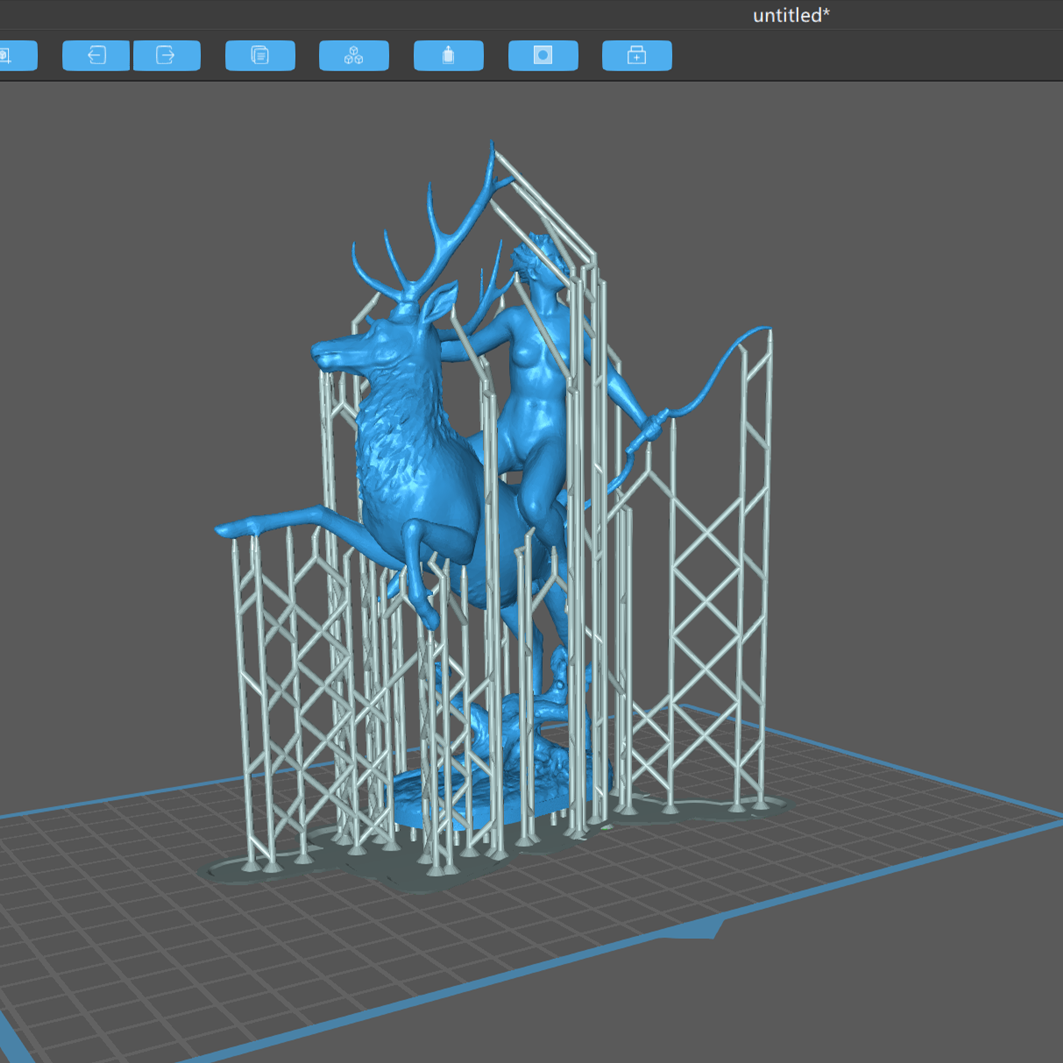 STL file Artemis statue 🎨・3D printable design to download・Cults