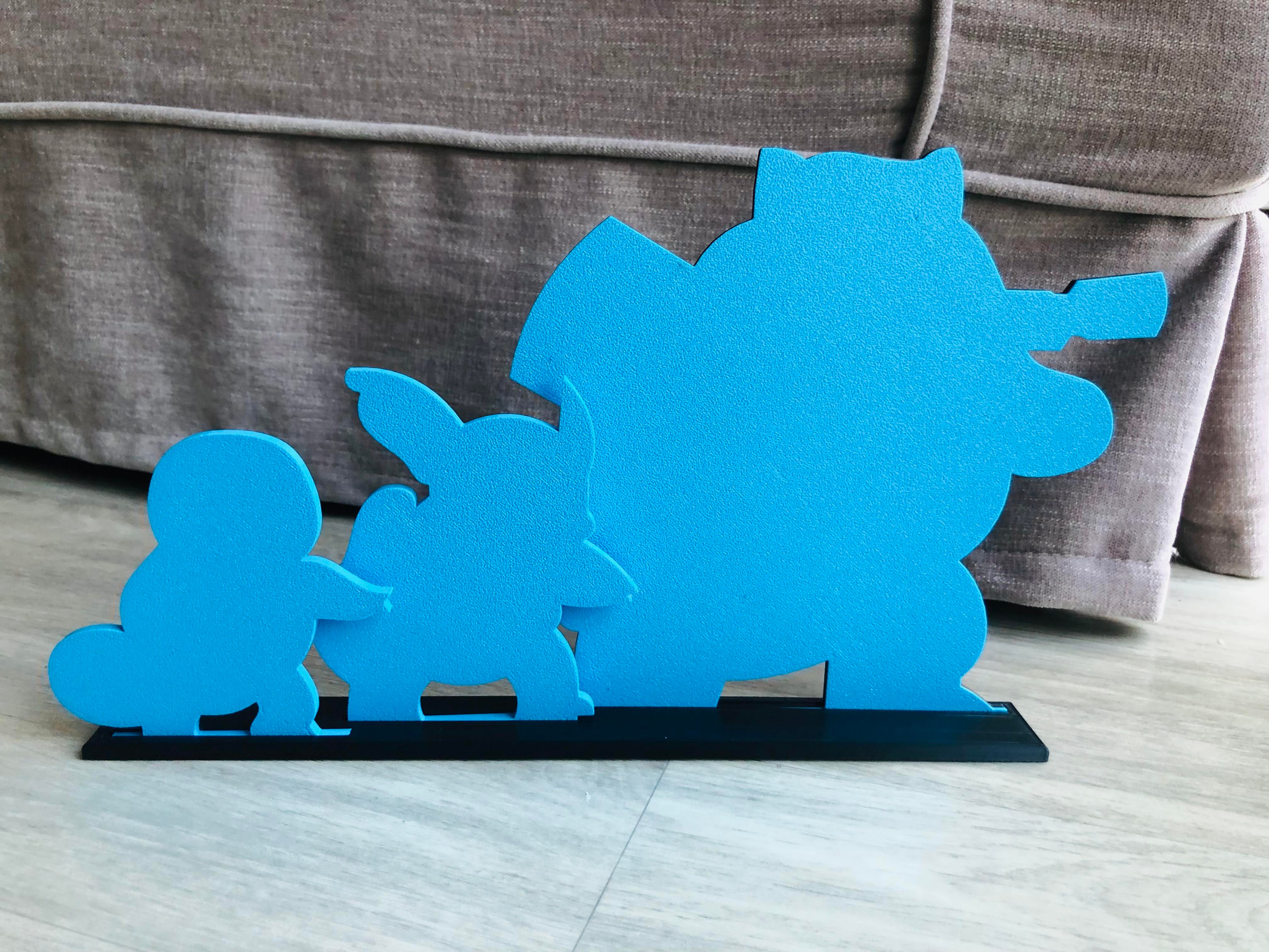STL file pokémon carapuce / carabaffe/ tortank・3D print model to ...