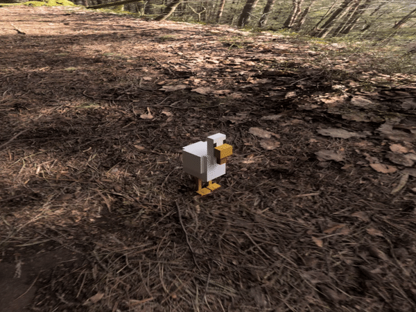 Free STL file Minecraft Chicken With Movable Legs (Keychain)・3D ...