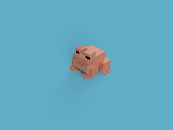 STL file Minecraft Frog (Keychain, Easy print)・3D printer model to ...