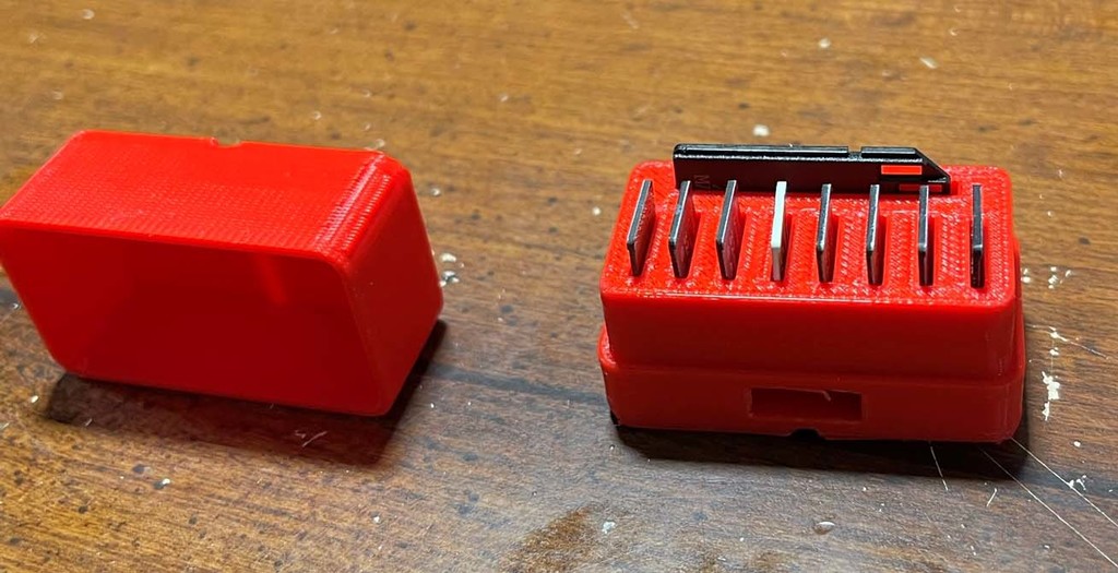 Free 3D file MicroSD Card Storage・3D printing template to download・Cults