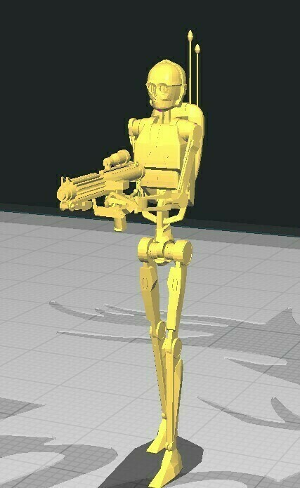 Free STL file C3P0 Battle Droid・Object to download and to 3D print・Cults