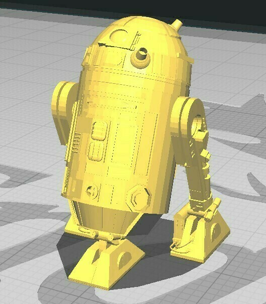 Free STL file R2D2 Complete Printable 🤖・3D printer design to download・Cults