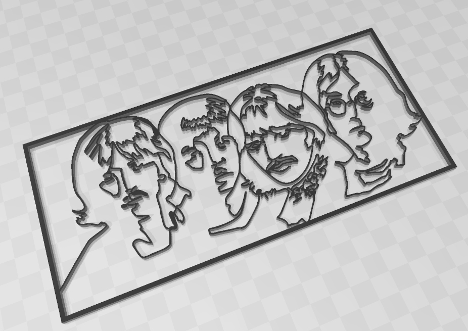 Free 3D file Beatles Decoration・3D printer design to download・Cults