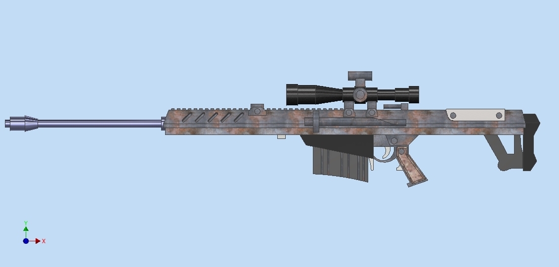 STL file FREE FIRE - M82B・3D printable model to download・Cults