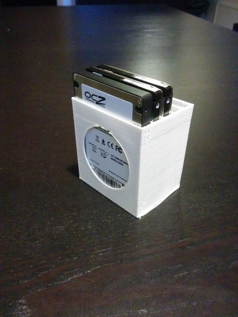 Free 3D file Configurable Hard Drive Holder・3D printing template to download・Cults