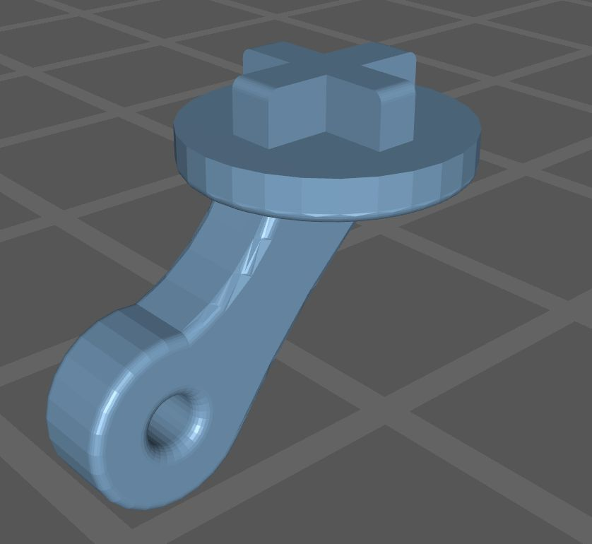 Free OBJ file Pointy Disk Mount・3D printing model to download・Cults