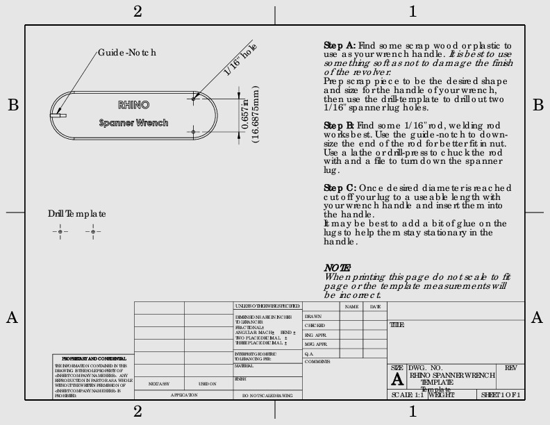 Free 3D file Chiappa Rhino Spanner Wrench・3D printing template to ...