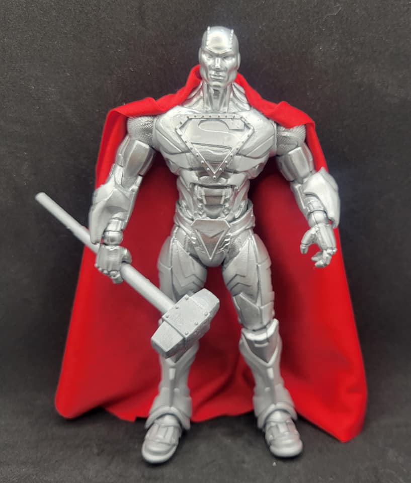 STL file Steel Head figure Reign of Superman mezco mcfarlane marvel ...