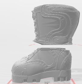 STL file Bane boots large figure mezco mcfarlane marvel legends batman ...