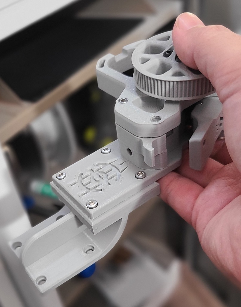 Free 3D file mobius 4 m4 extruder end plate to mount on creality cr ...