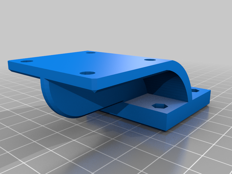 Free 3D file mobius 4 m4 extruder end plate to mount on creality cr ...