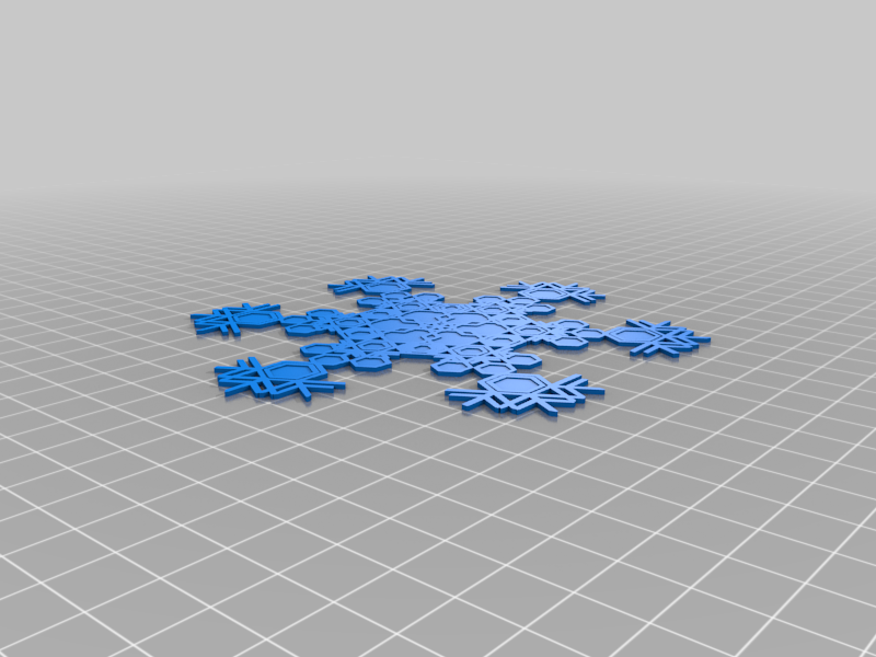 Free 3D file Snowflake 8232014 ️・Template to download and 3D print・Cults