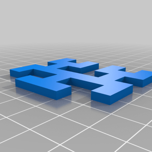 Download free STL file Fractal Puzzle - Hilbert Curve • 3D print object ...