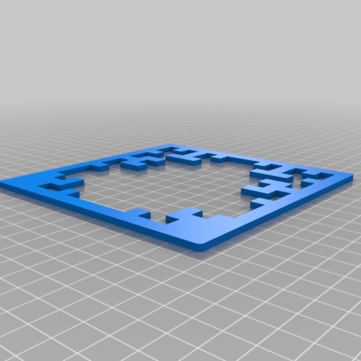 Download free STL file Fractal Puzzle - Hilbert Curve • 3D print object ...