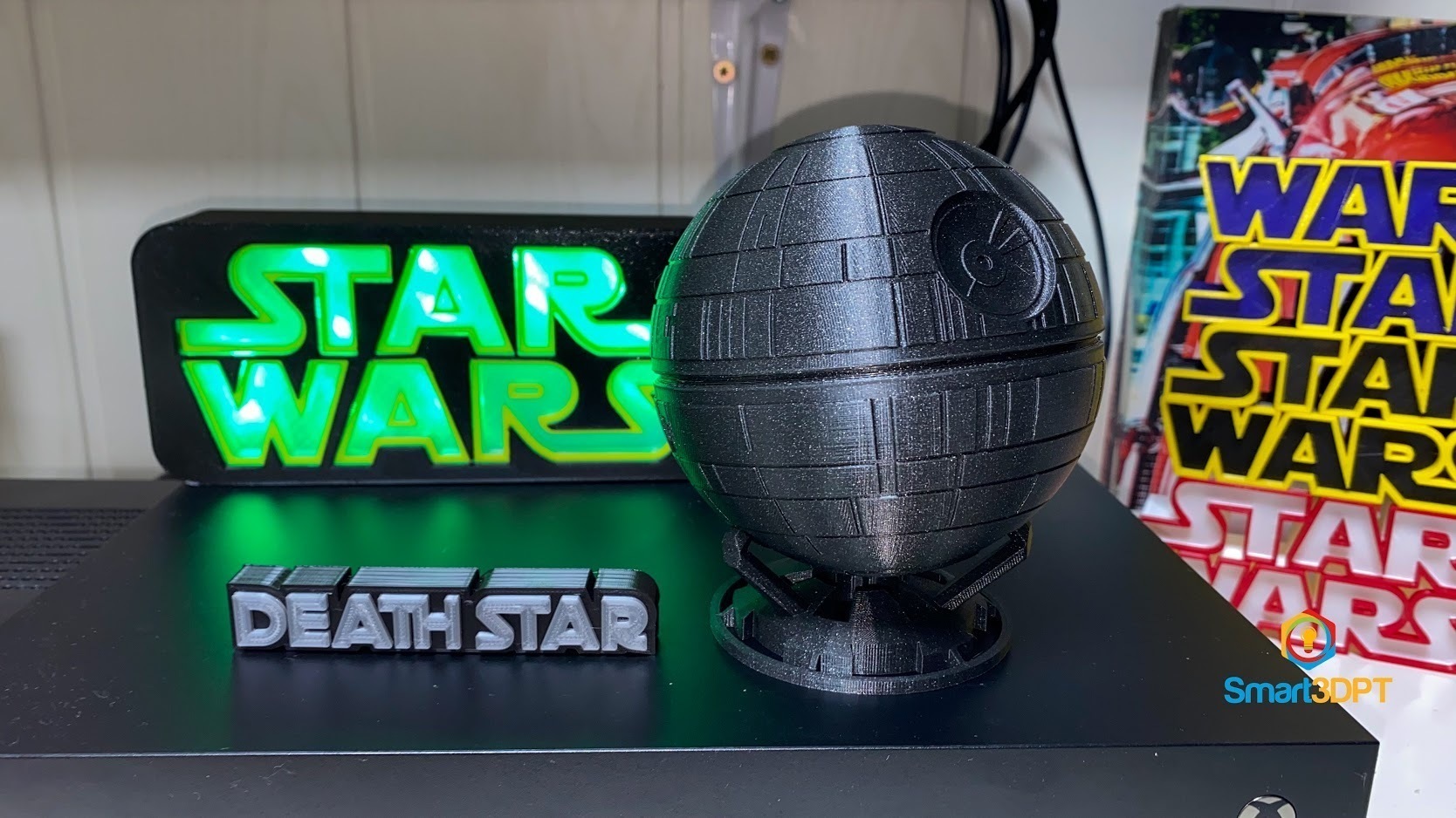 Free STL file death star logo・3D printer design to download・Cults