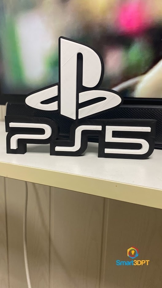 STL file Ps5 logotipo・3D printer design to download・Cults