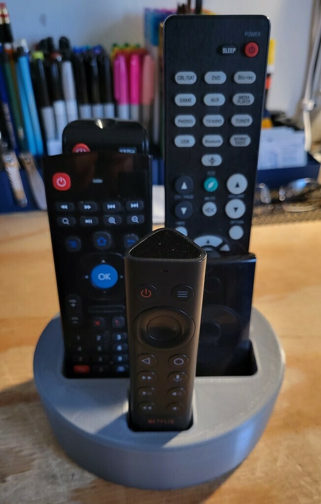 Free 3D file Stylish Remote Caddy - Remote Holder・3D printer design to ...