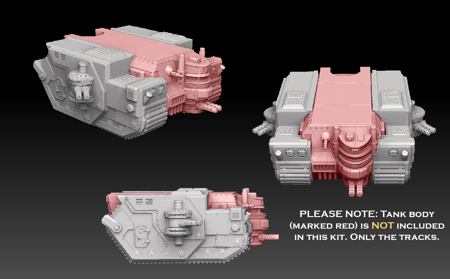 3D file Semi- Rhomboid Tank Tracks・3D printing model to download・Cults