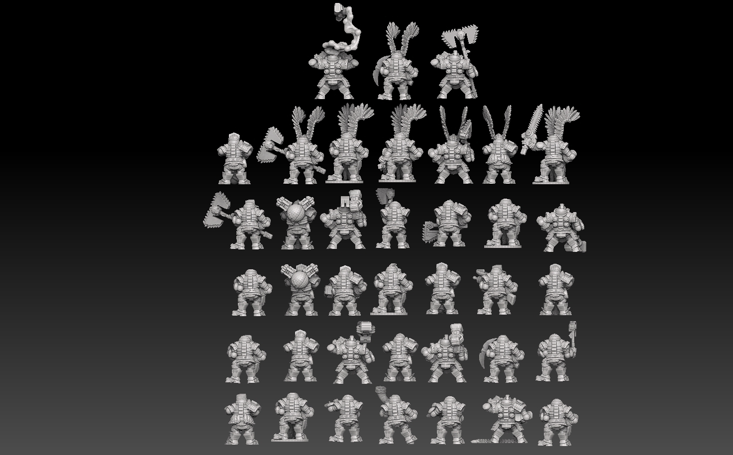 3D file Space Dwarf Megapack Version 2 🛰・3D printable model to download ...