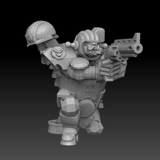 Download STL file Ork Astroknight Megapack • 3D printable model ・ Cults