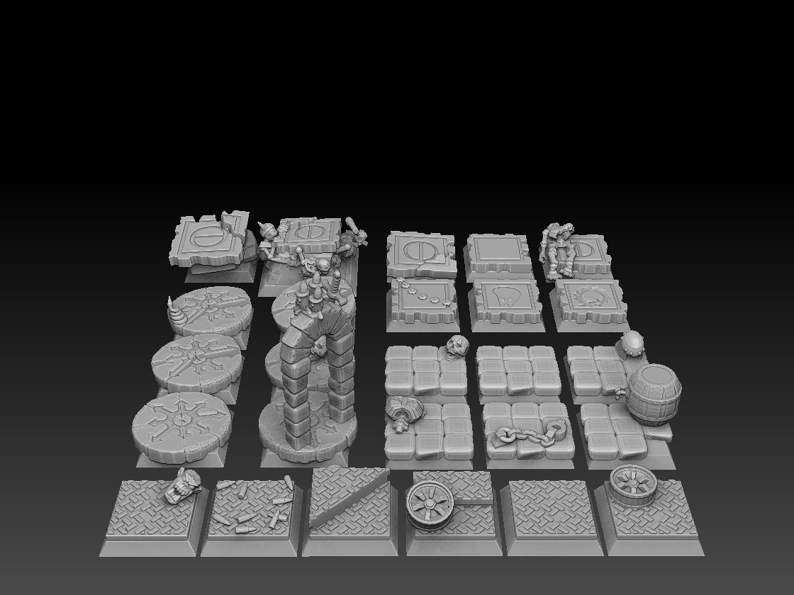 STL file 28mm Base Megapack・3D print model to download・Cults