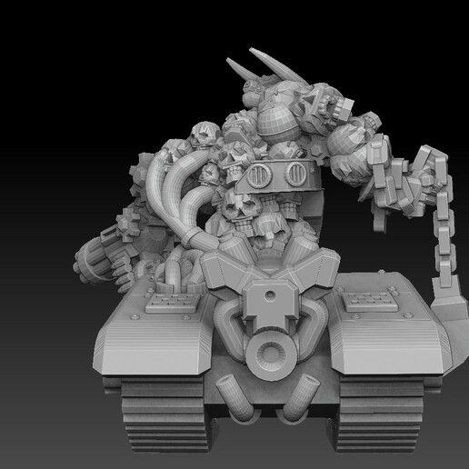 Download STL file Tank Demon • Design to 3D print ・ Cults